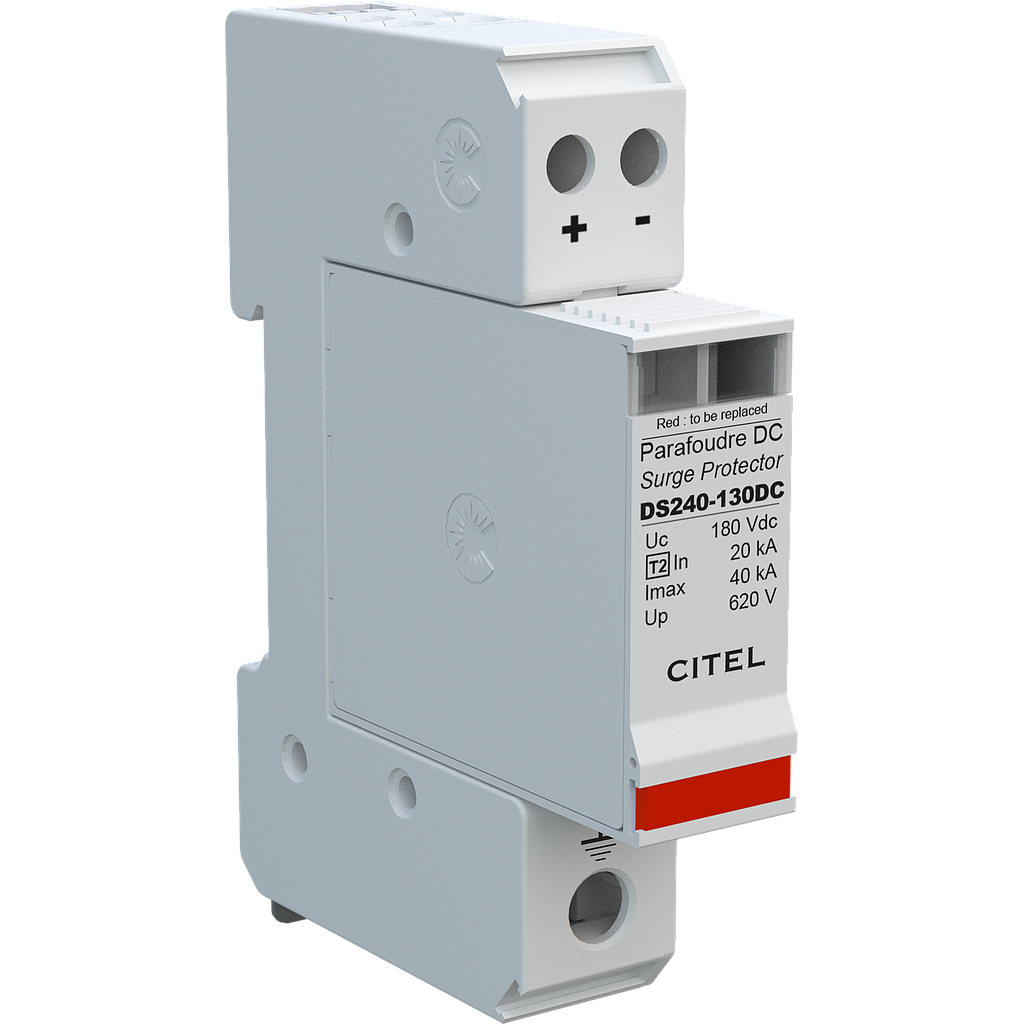 Citel DC Parafoudre de Type 2-Un:110Vdc Umax:150Vdc, In:20kA Imax:40kA ...